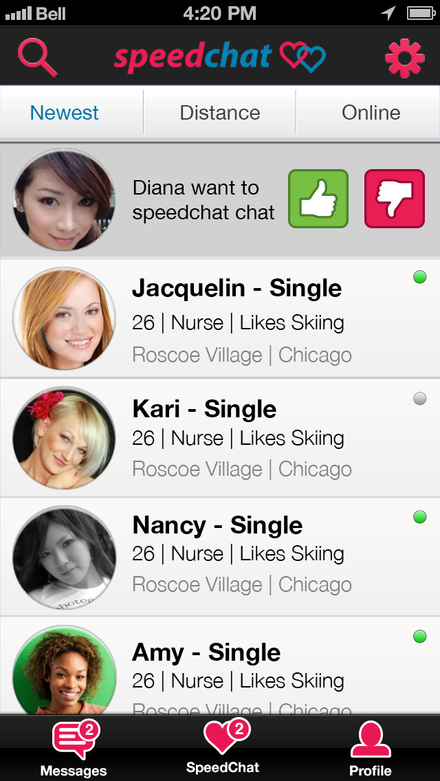 SpeedChat Concept App – Brandon Ramos
